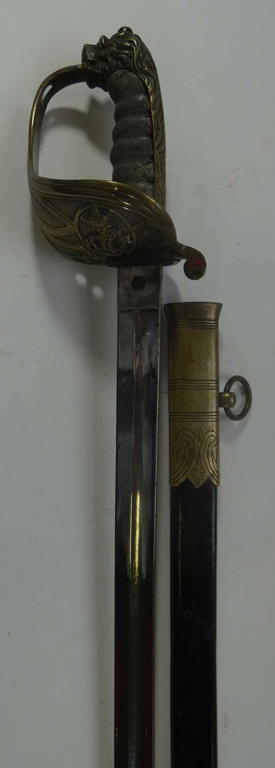 Lot 340 - A ROYAL NAVAL RESERVE OFFICER'S SWORD