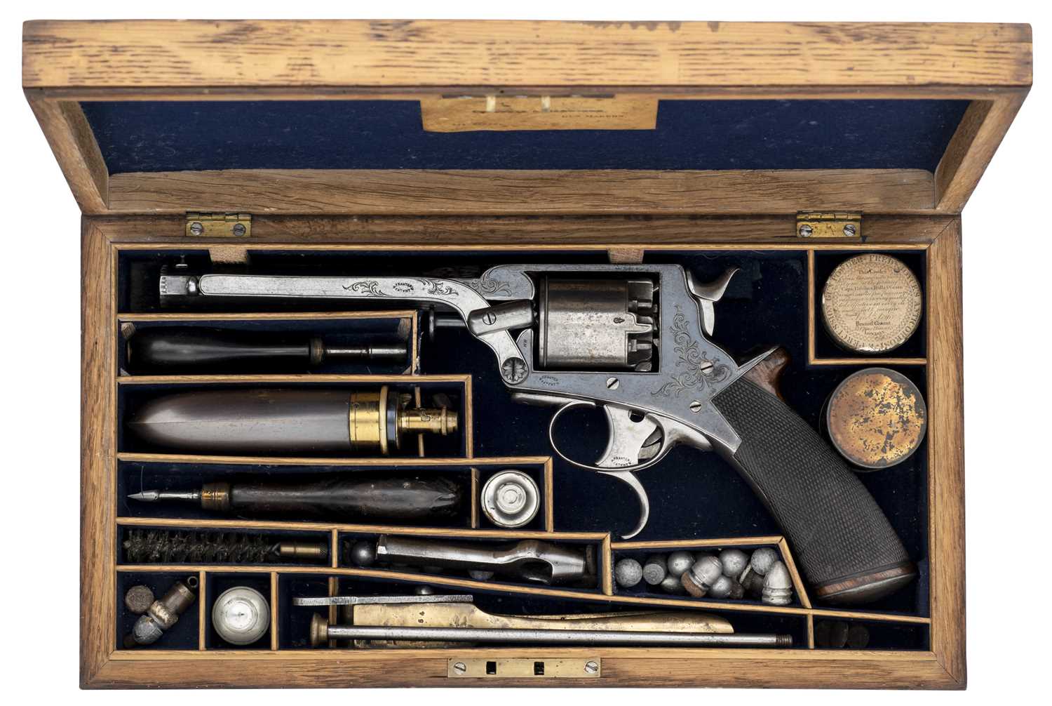 Lot 449 - A RARE CASED 54 BORE TRANTERS PATENT