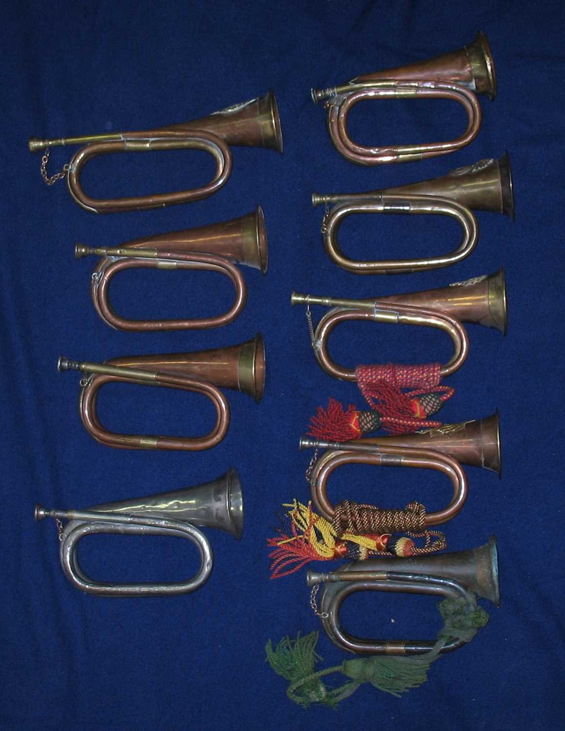 Lot 270 - NINE BUGLES