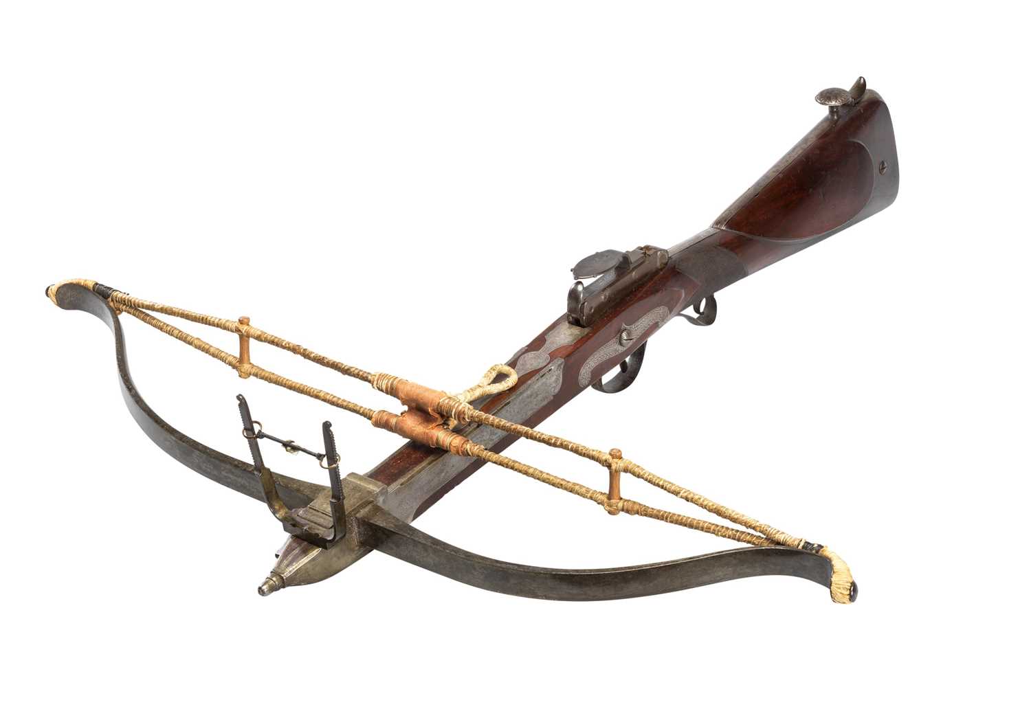 Lot 347 - â€¡A RARE ENGLISH STONEBOW BY H.W.MORTIMER