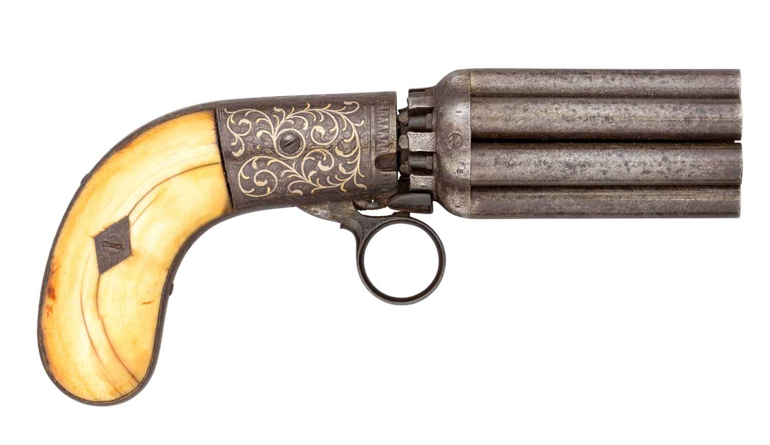 Lot 470 - â€¡ËœA BELGIAN MARIETTE PATENT EIGHT-SHOT