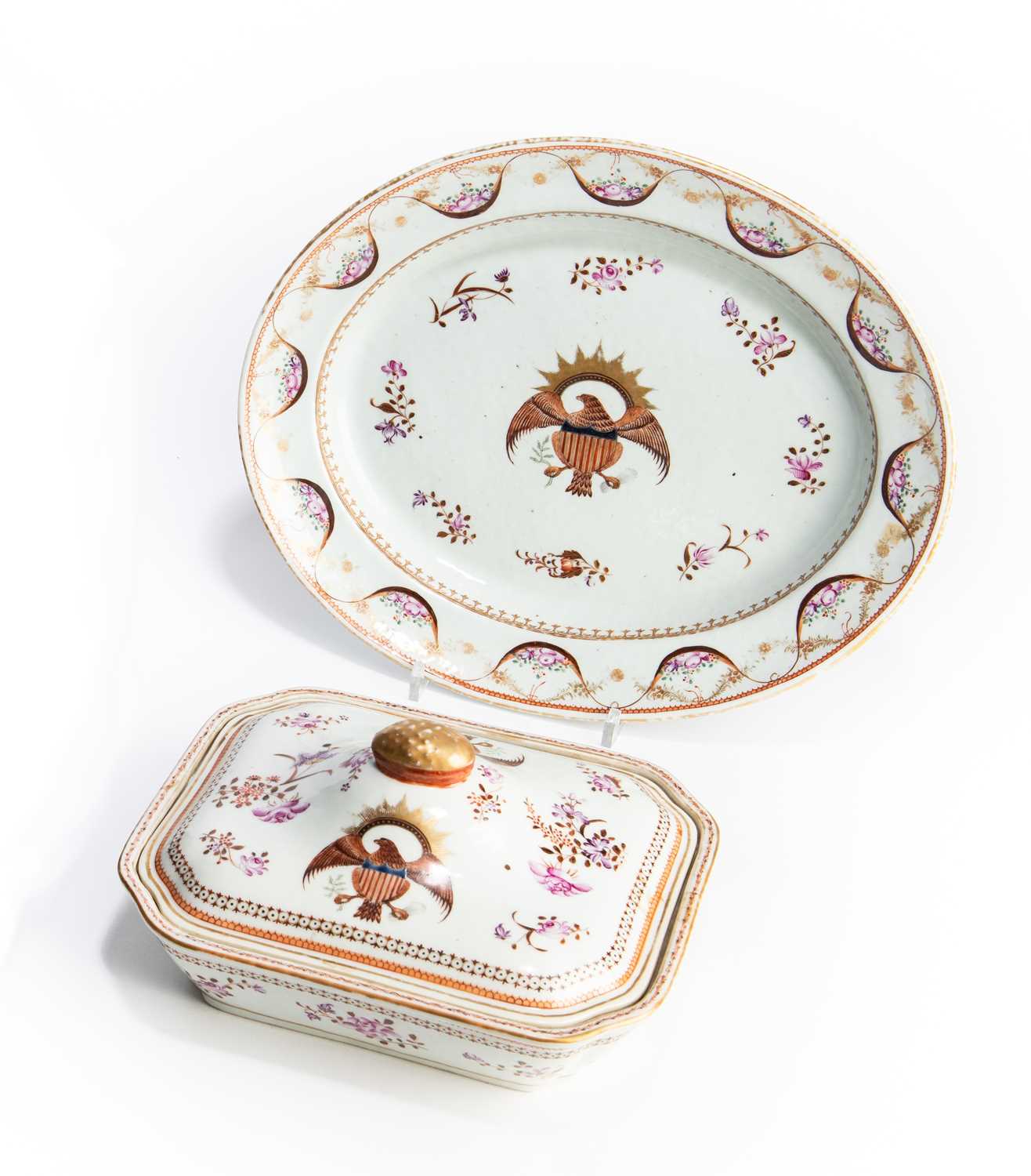 Lot 25 - CHINESE EXPORT PORCELAIN FOR THE AMERICAN