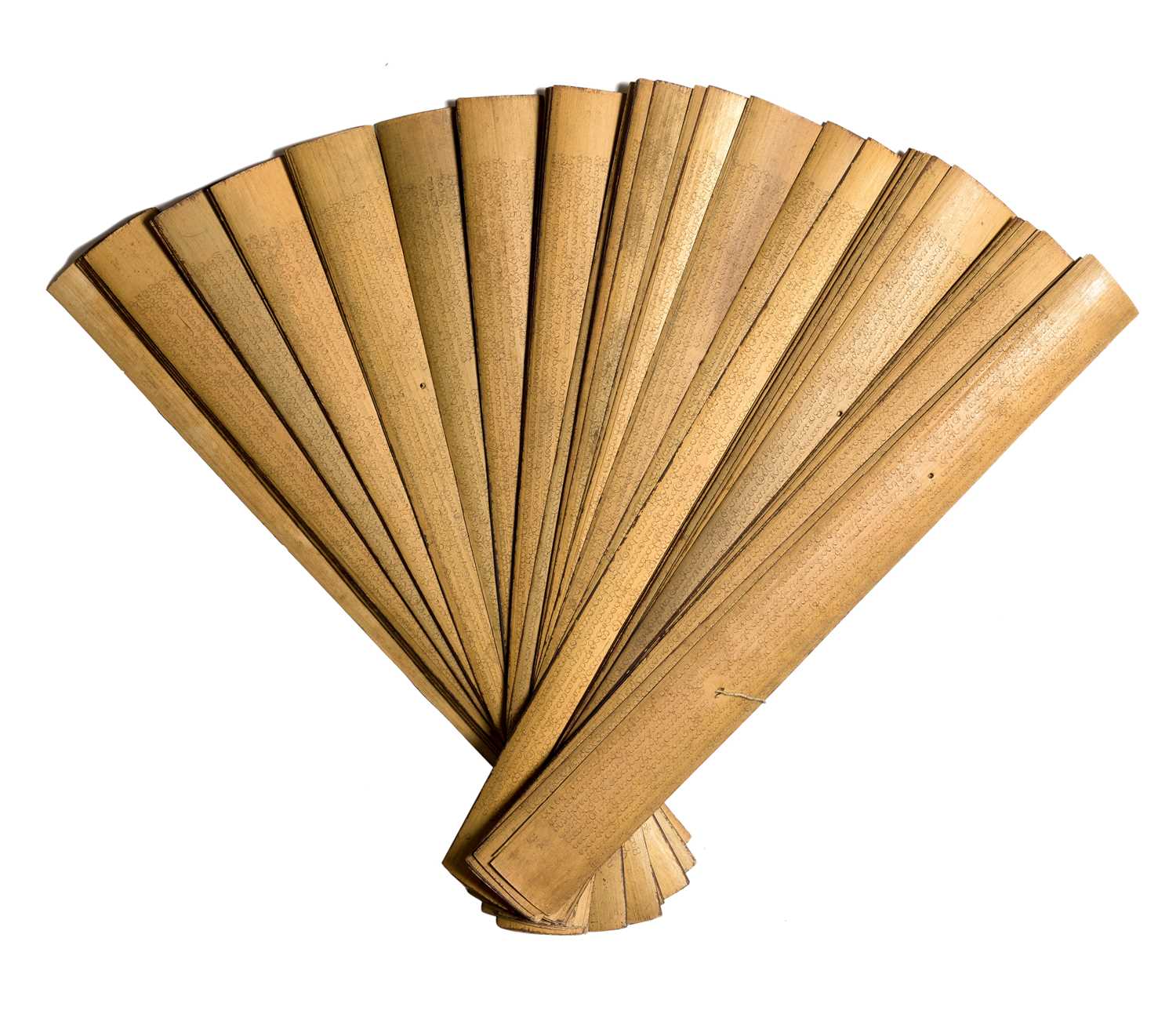 Lot 193 - A PALM-LEAF BUDDHIST MANUSCRIPT, BURMA,