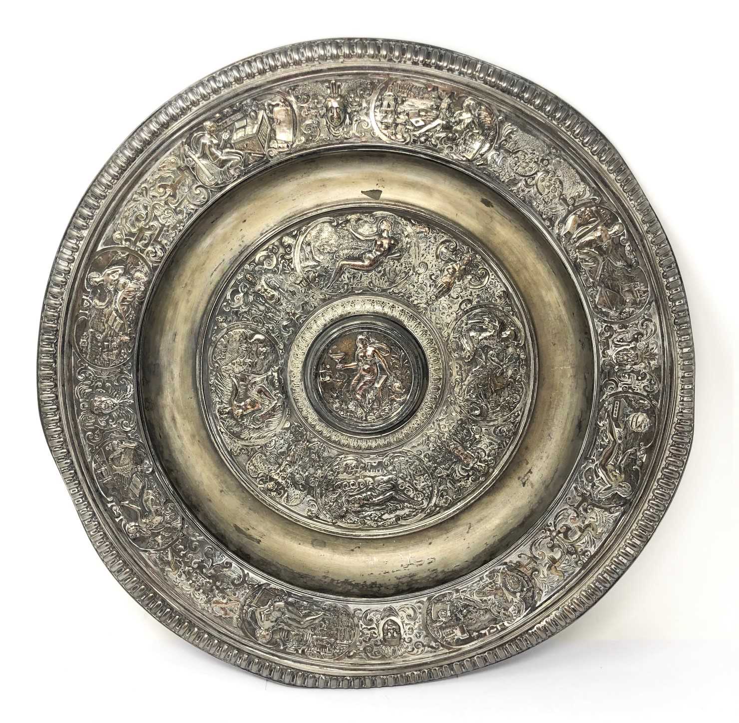 Lot 273 - A VICTORIAN ELECTROPLATED COPPER ELECTROTYPE