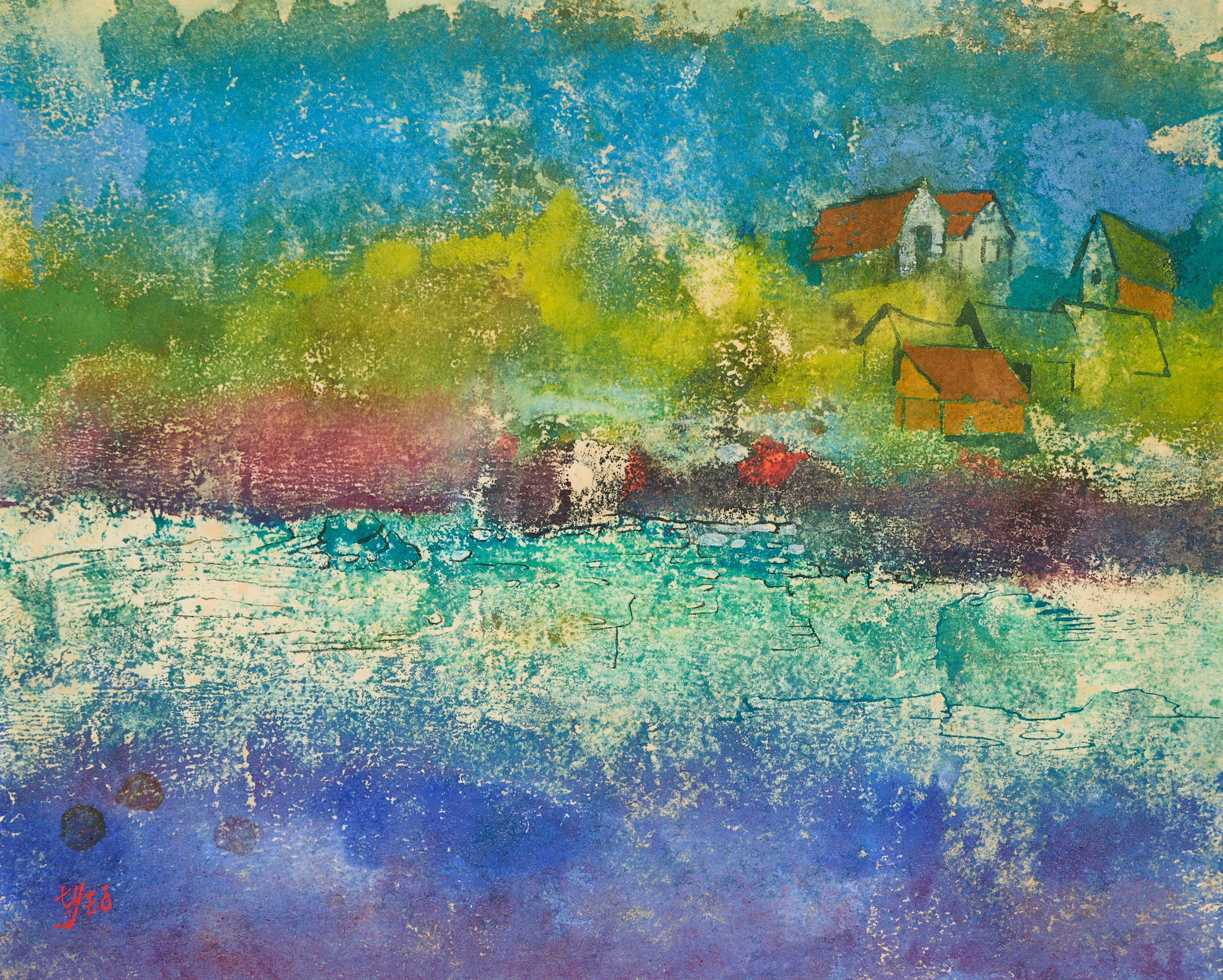 Lot 117 - THOMAS YEO (SINGAPOREAN, b.1936) UNTITLED