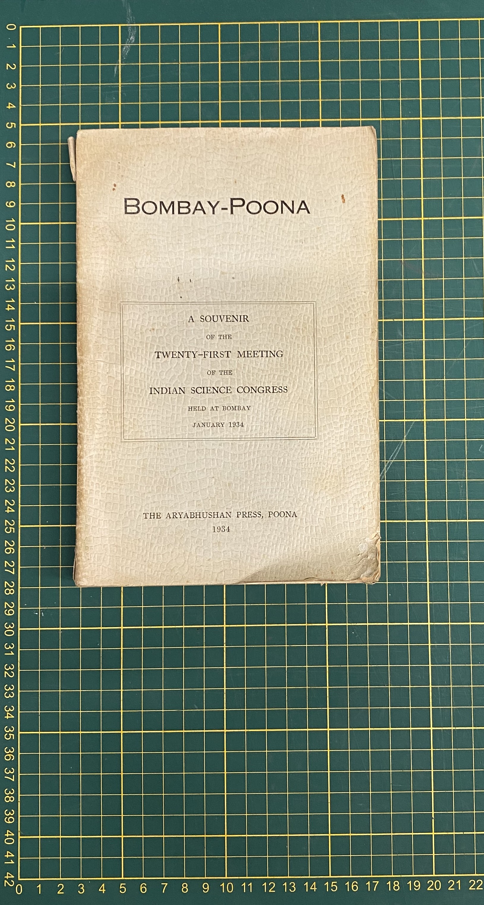 Lot 525 - BOMBAY-POONA A SOUVENIR OF THE TWENTY-FIRST