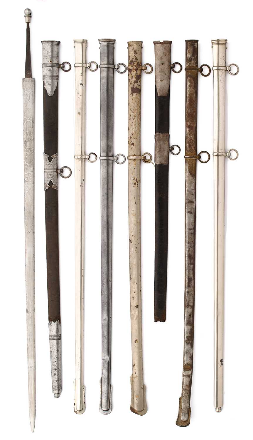 Lot 123 - A BLADE AND SCABBARD FOR A HIGHLAND