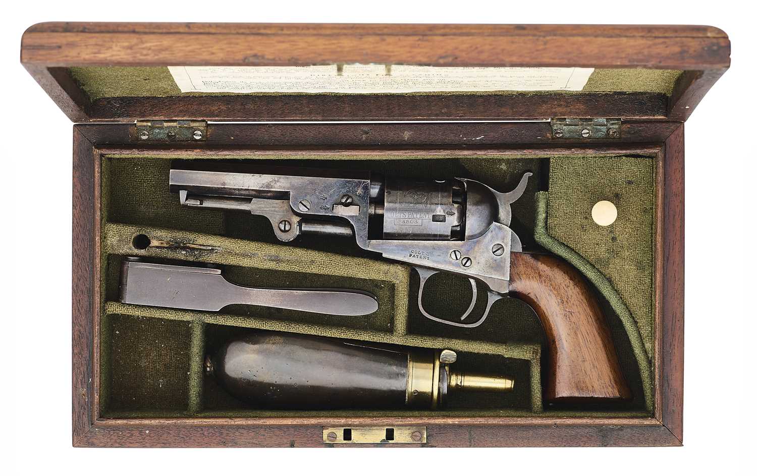 Lot 266 - A CASED .31 CALIBRE COLT MODEL 1849 LONDON