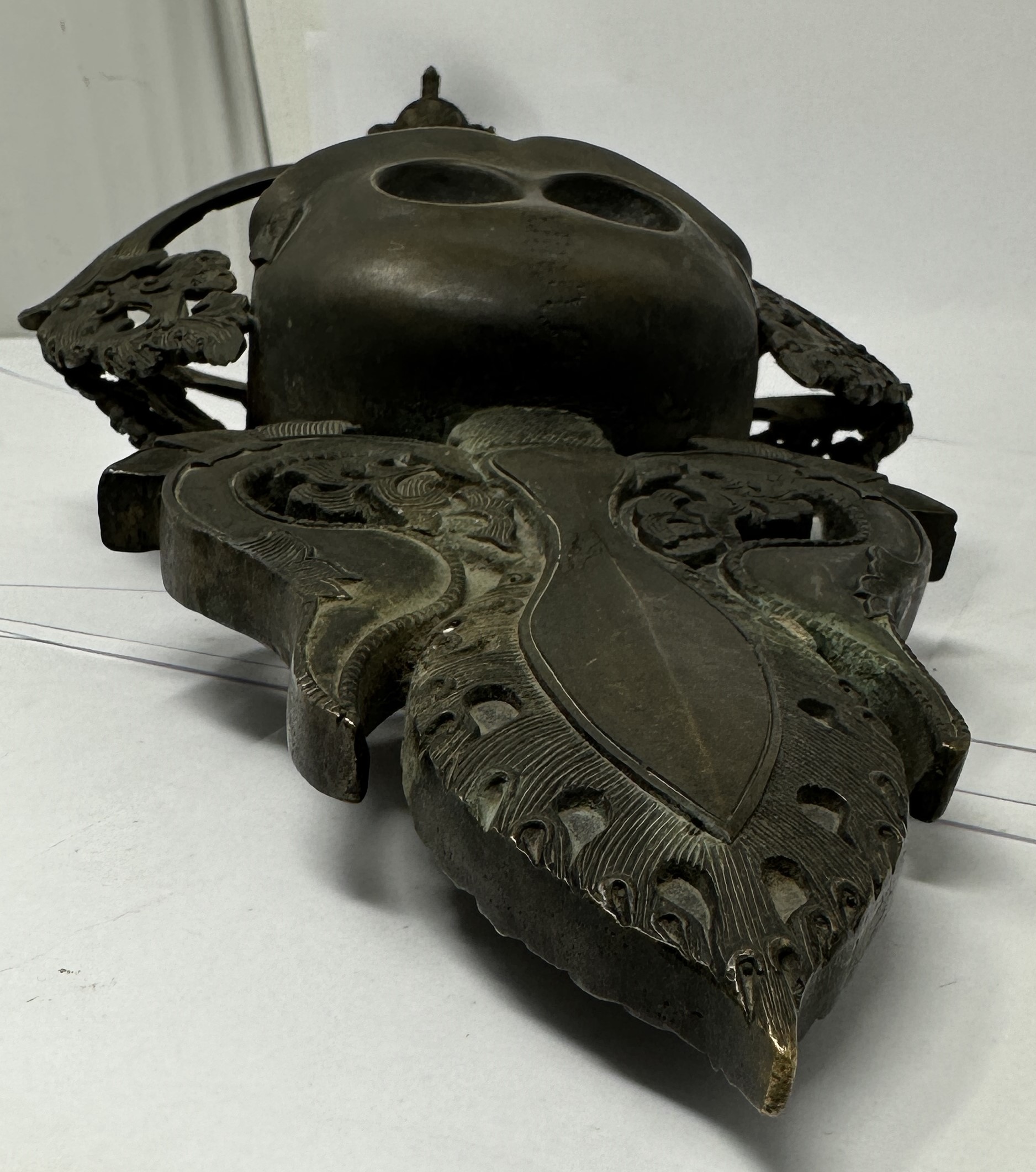 Lot 176 - A RITUAL STAFF (KHATVANGA), TIBET, CIRCA
