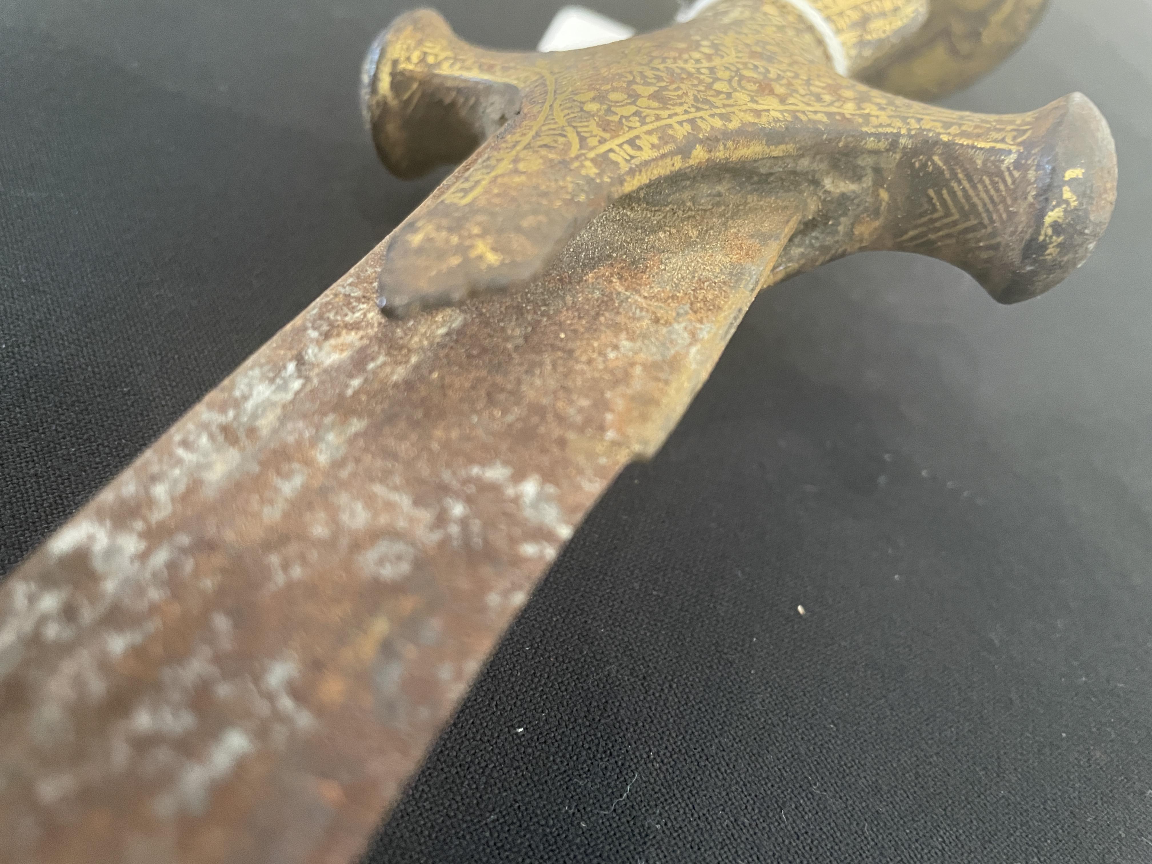 Lot 90 - AN INDIAN SWORD (TALWAR), DATED 1854
