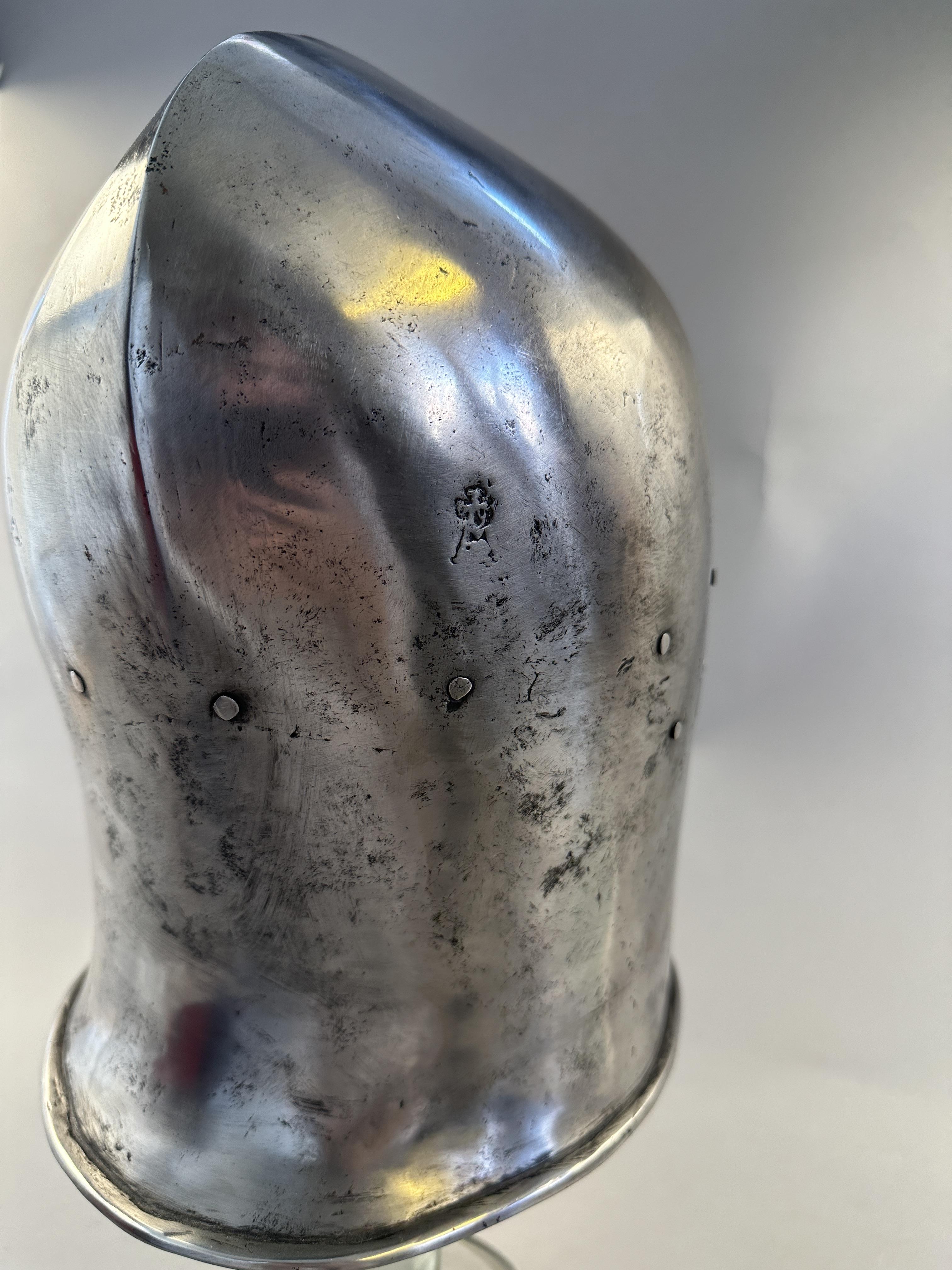 Lot 260 - A RARE ITALIAN BARBUTA, THE SKULL, MILANESE