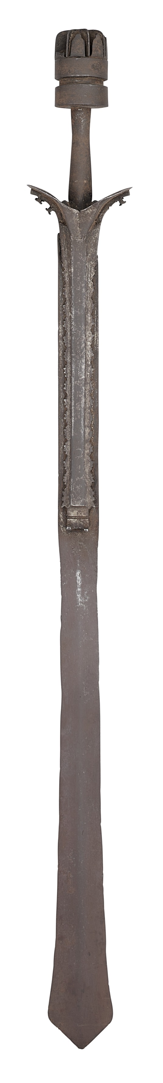Lot 43 - A RARE SOUTH INDIAN SWORD (KHANDA), PROBABLY