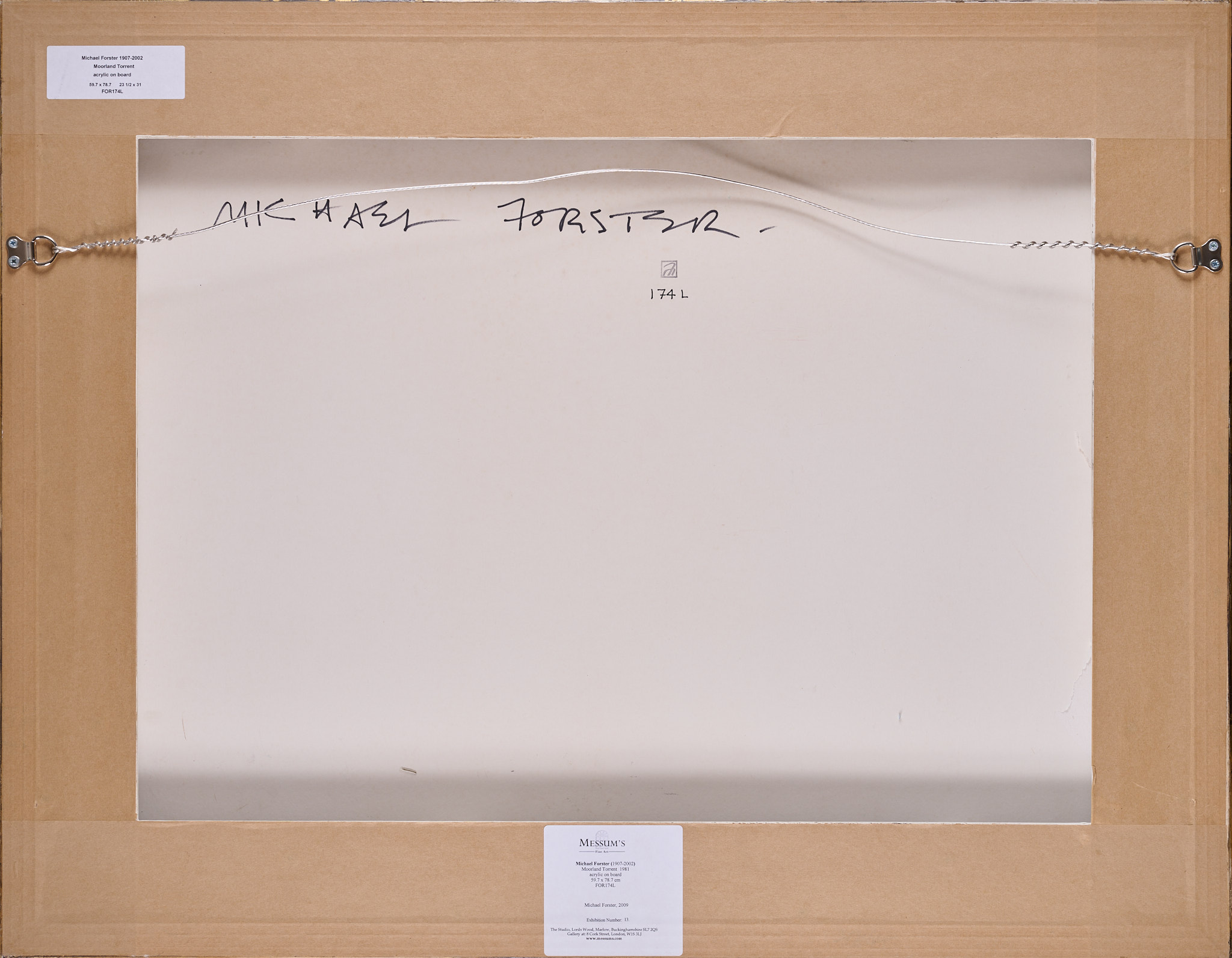 Lot 137 - MICHAEL FORSTER (BRITISH 1907-2002)