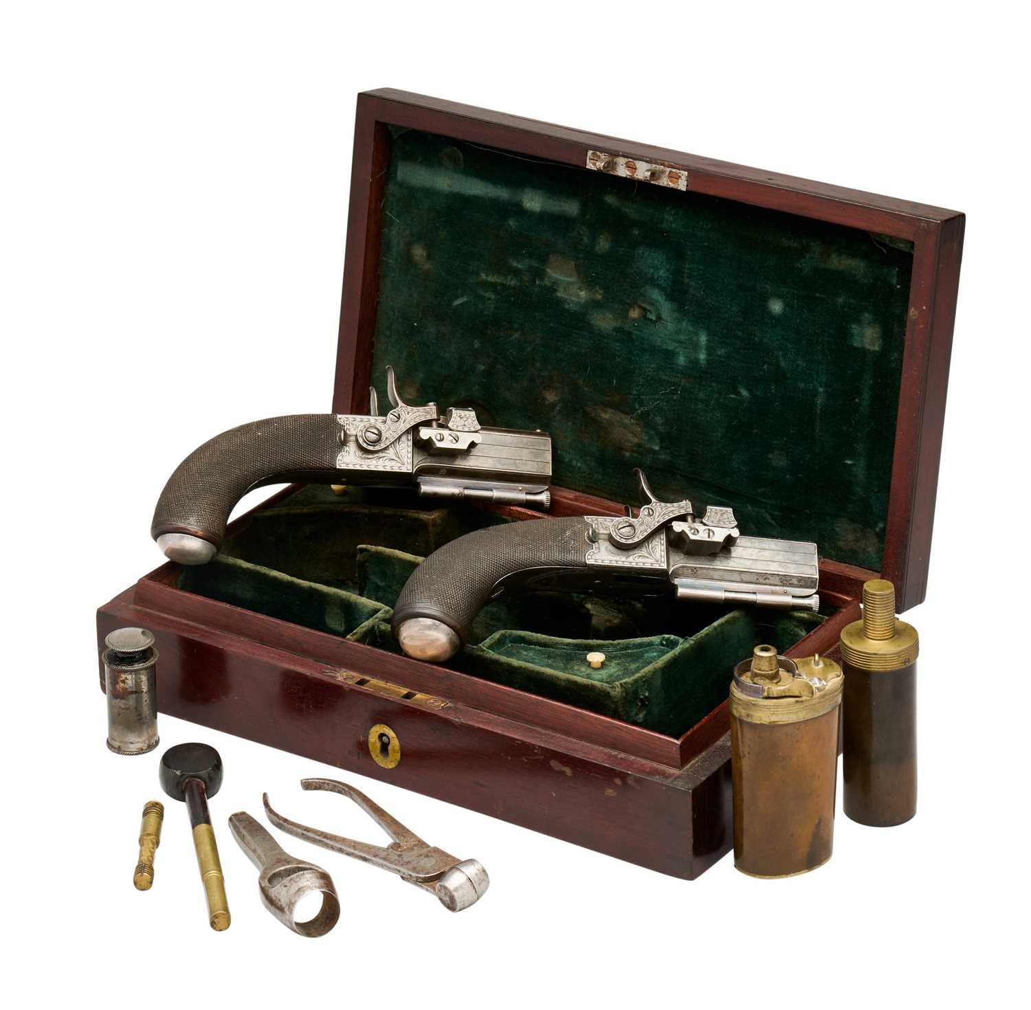 Lot 299 - A FINE AND RARE PAIR OF 120 BORE