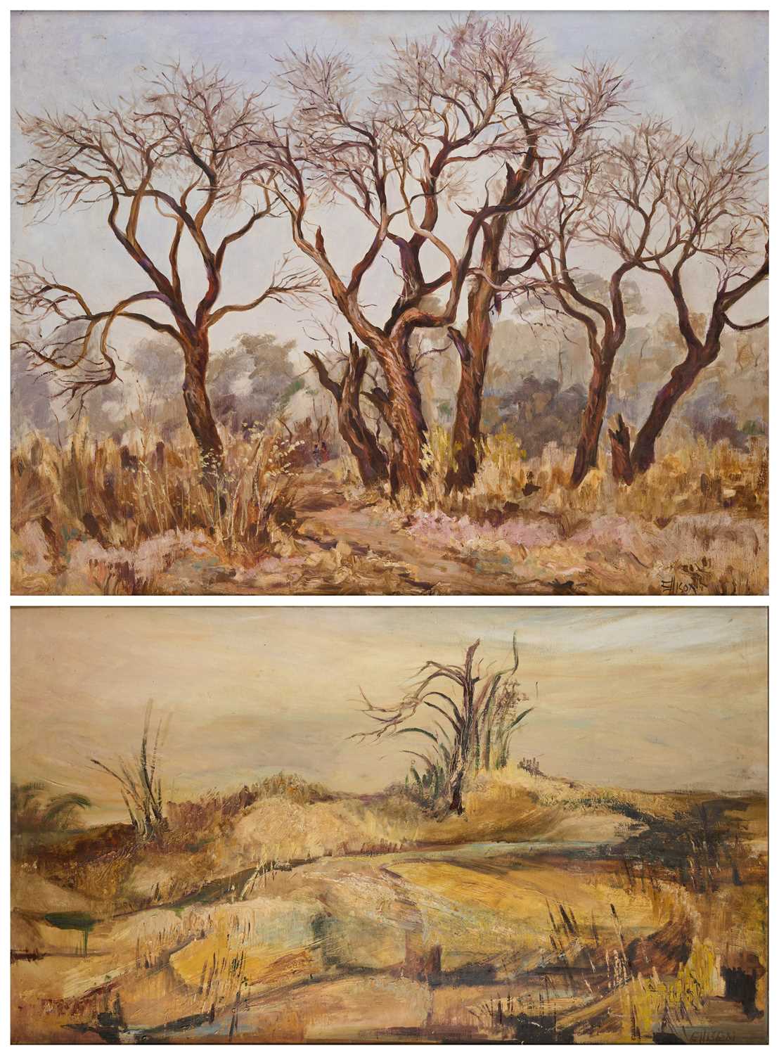 Lot 516 - GABRIEL ELLISON (ZAMBIAN 1930-2017)