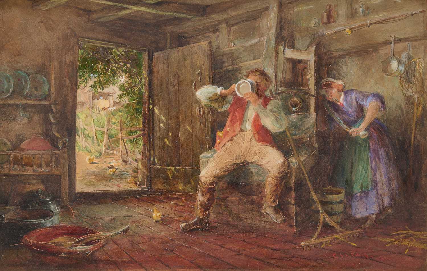 Lot 31 - CHARLES JAMES LEWIS (BRITISH 1830/36 -1892)