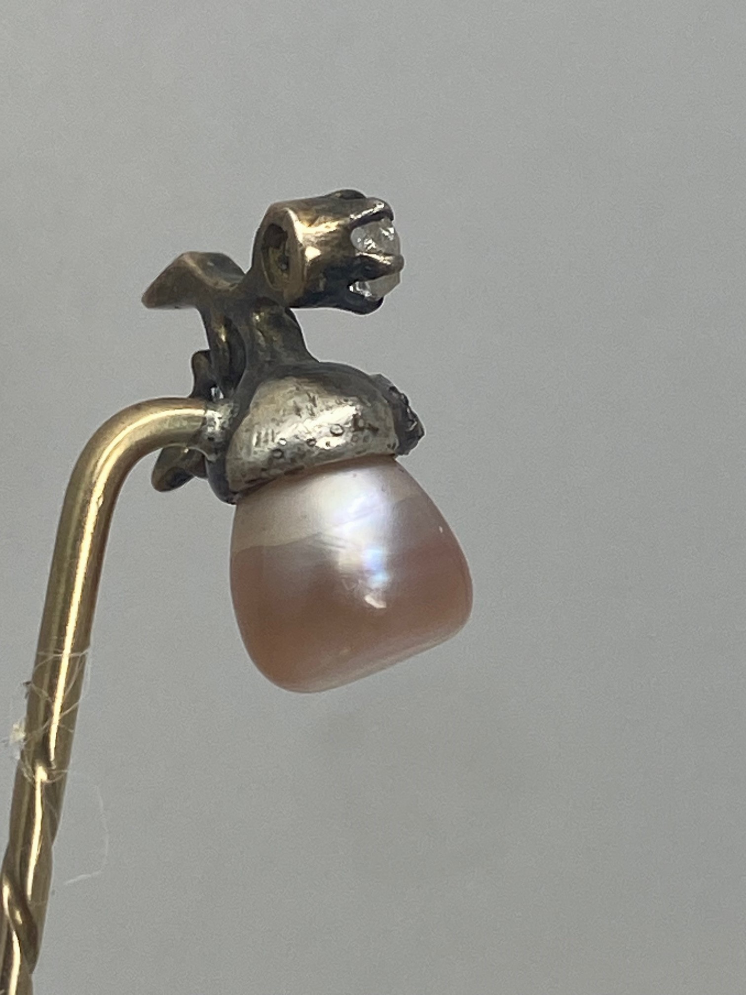 Lot 390 - TWO GEM-SET STICK PINS