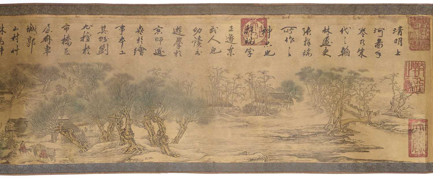 Lot 55 - CHINESE SCHOOL, HAND SCROLL, QING DYNASTY,