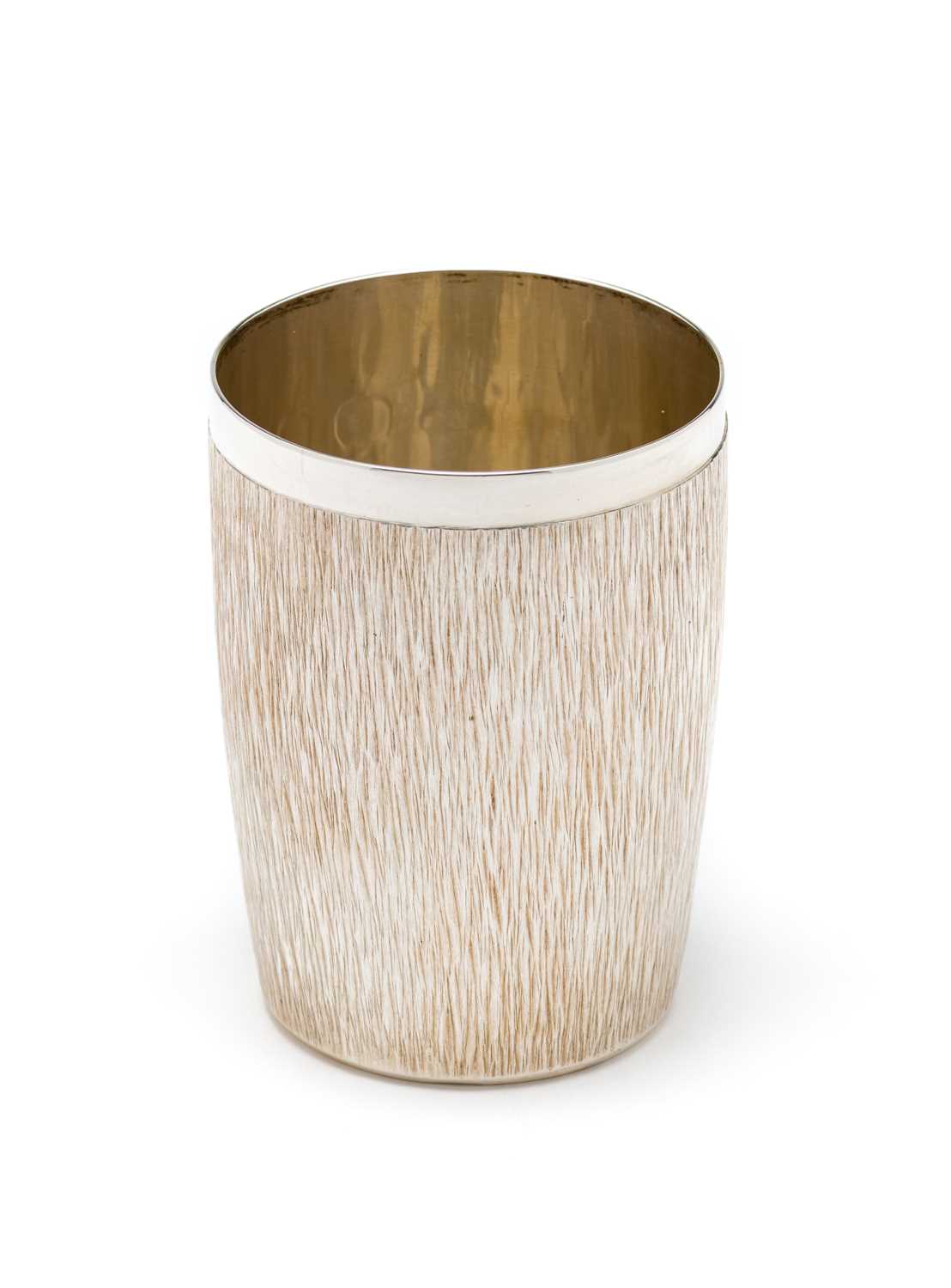 Lot 334 - A SILVER BEAKER^ GERALD BENNEY^ LONDON^