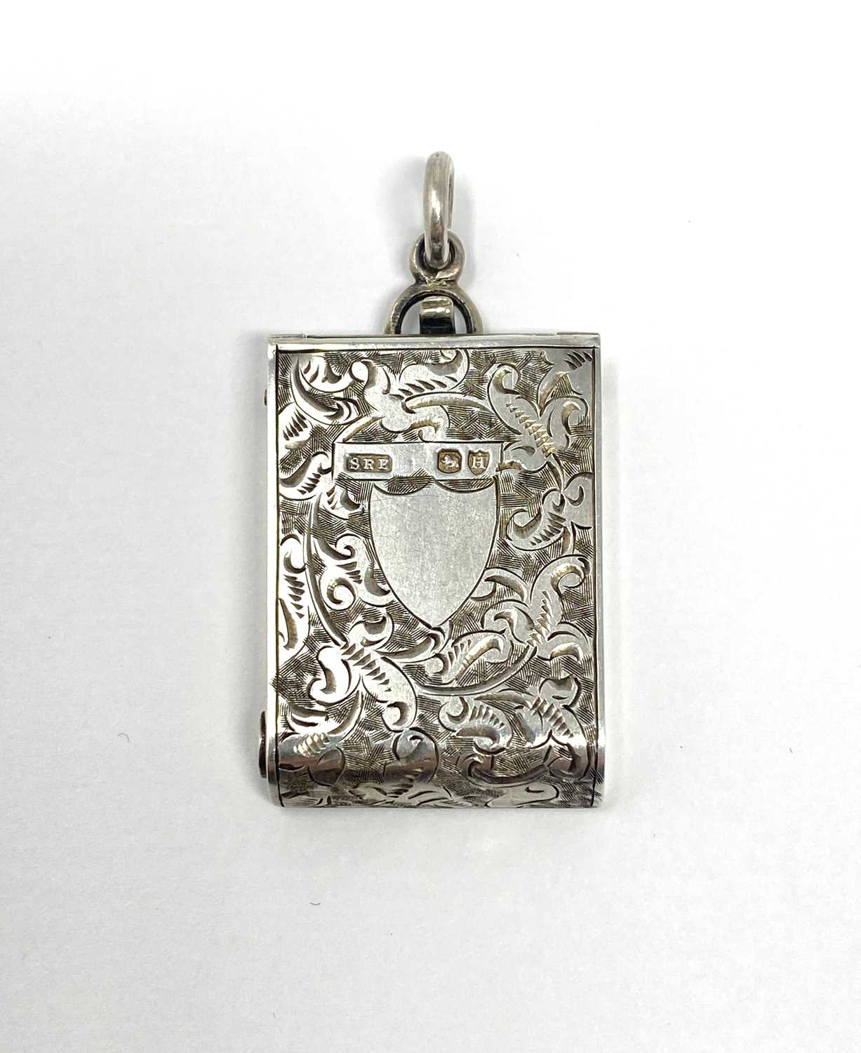 Lot 104 - A VICTORIAN SILVER PATENT STAMP CASE, SAMUEL