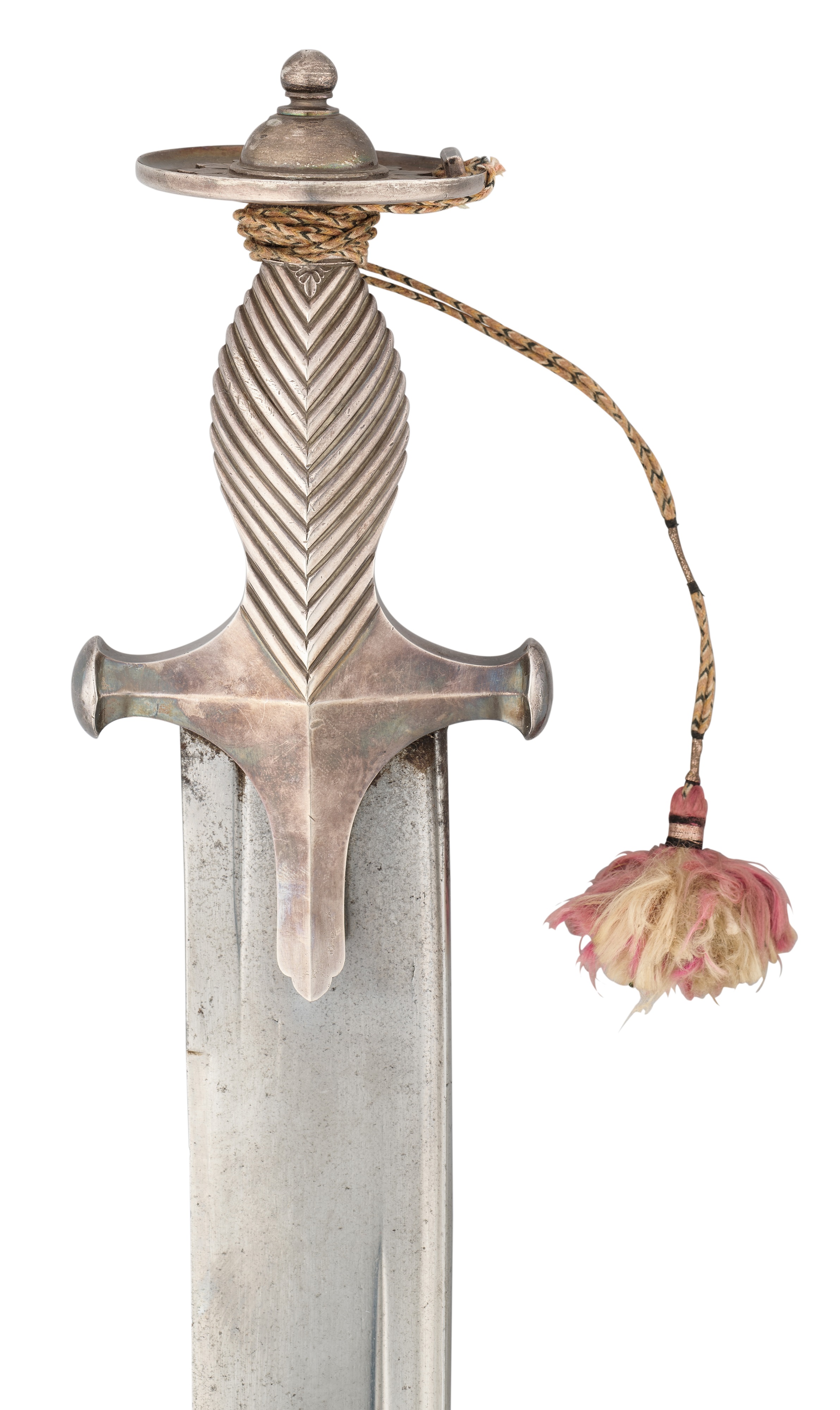 Lot 54 - A FINE INDIAN SWORD WITH KHYBER STYLE BLADE