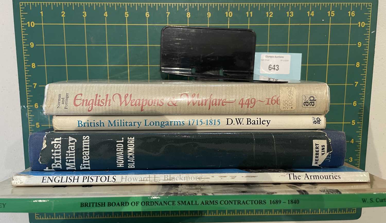 Lot 643 - BRITISH MILITARY FIREARMS: 5 VOLUMES