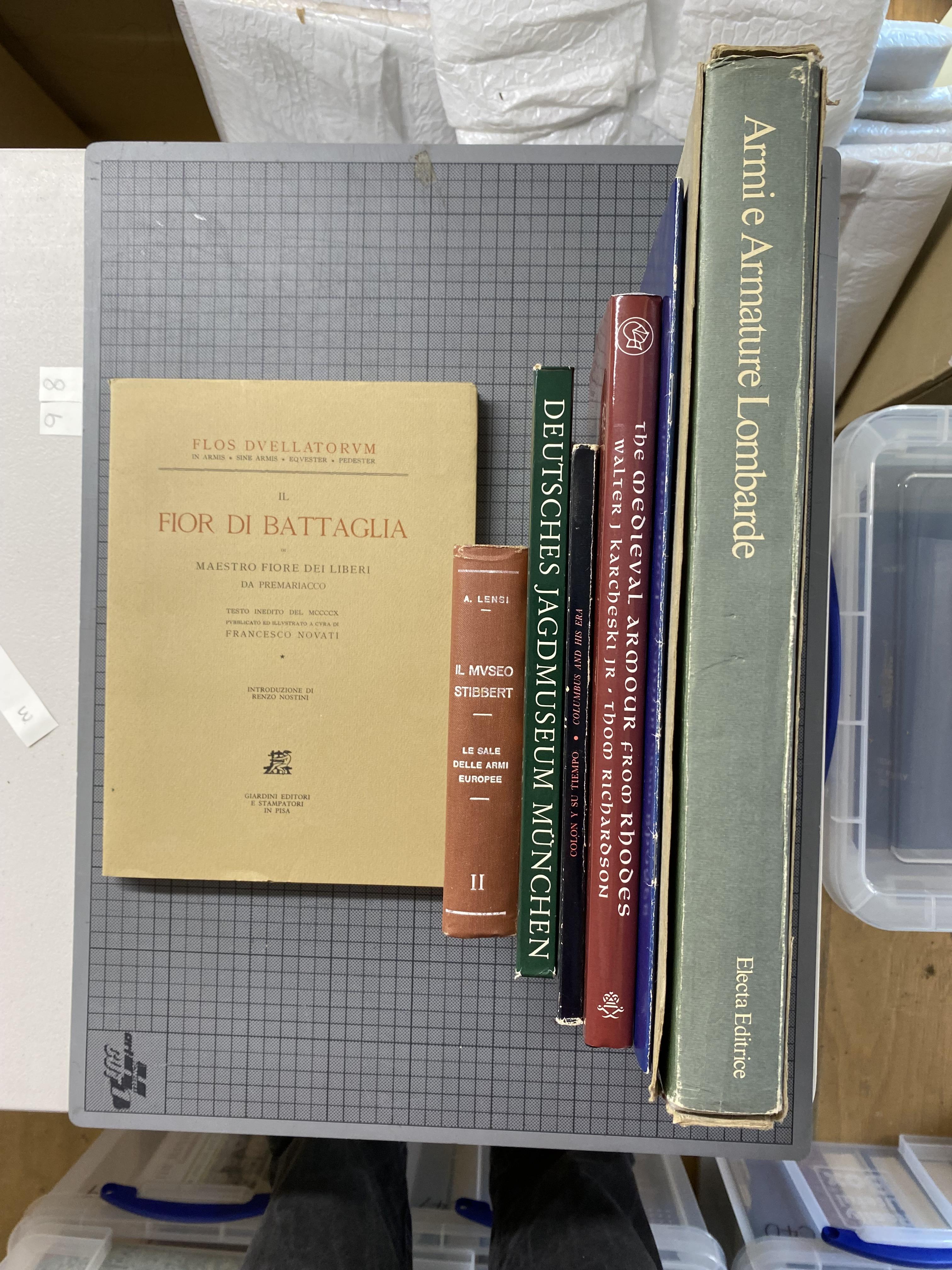 Lot 762 - ITALIAN ARMS & ARMOUR: 7 VOLUMES