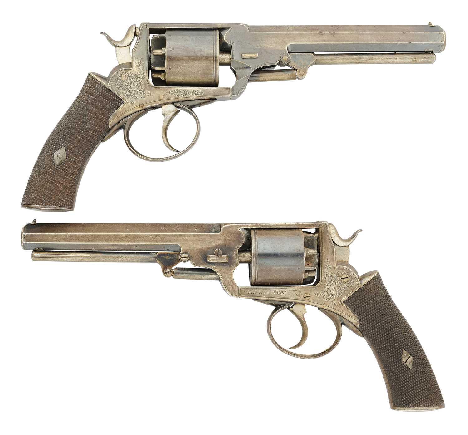 Lot 426 - A RARE BRACE OF 54 BORE PERCUSSION