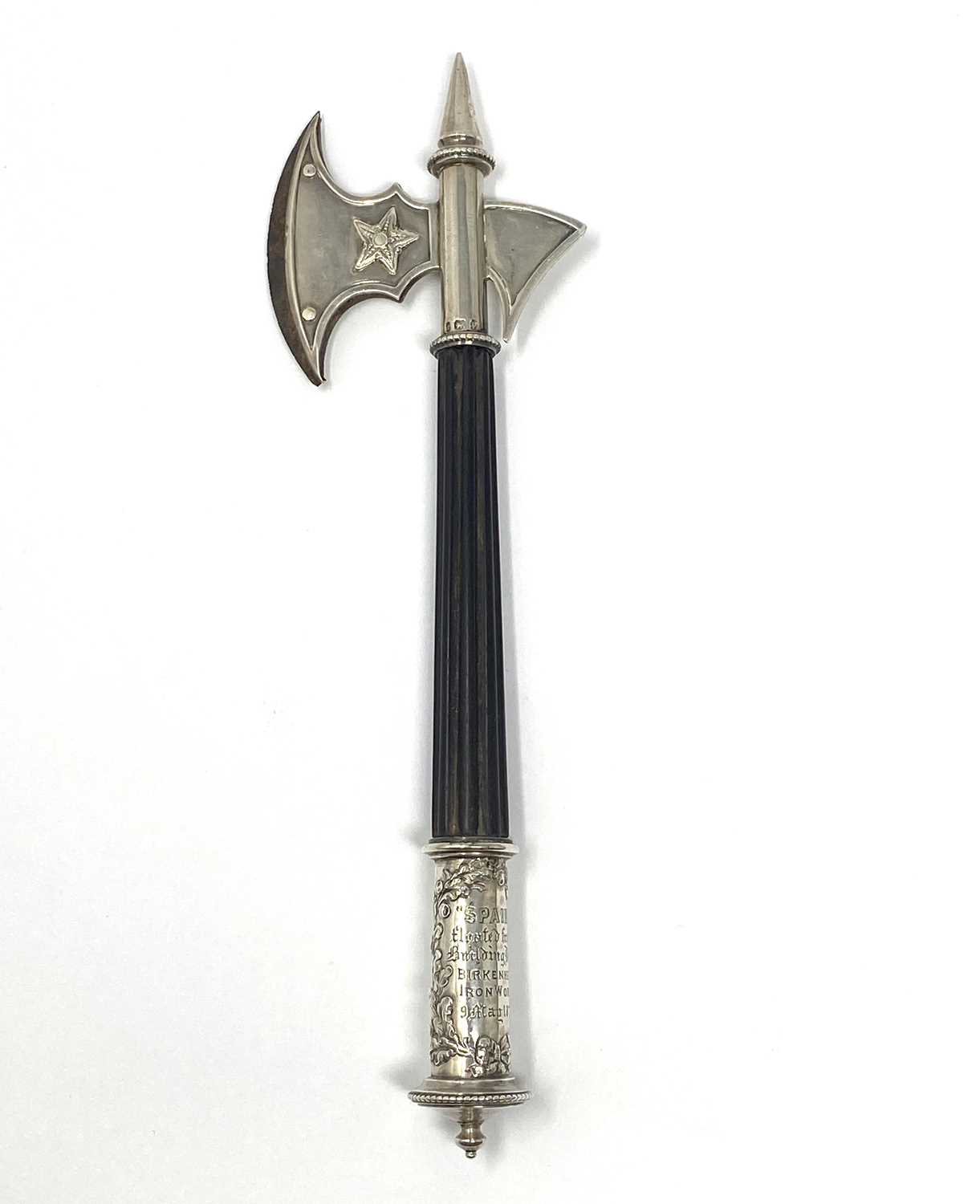 Lot 150 - THE VICTORIAN SILVER-MOUNTED 'SS SPAIN'