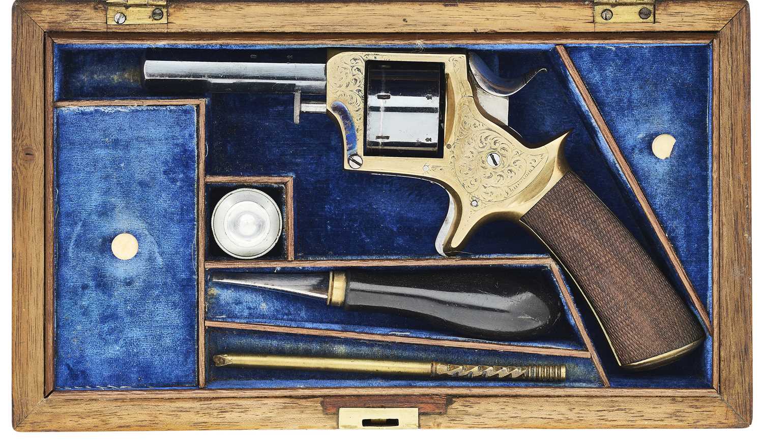 Lot 452 - A CASED .230 RIM-FIRE SINGLE-ACTION