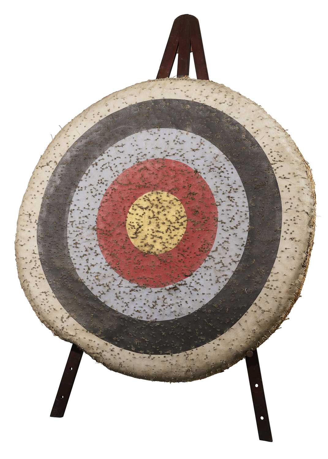 Lot 116 - AN ARCHERY TARGET AND STAND, CHELTENHAM,