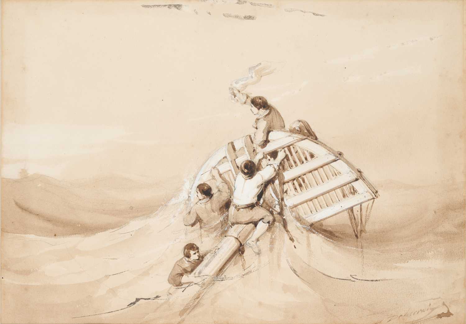 Lot 477 - AUGUSTE DELACROIX (FRENCH 1809-1868)