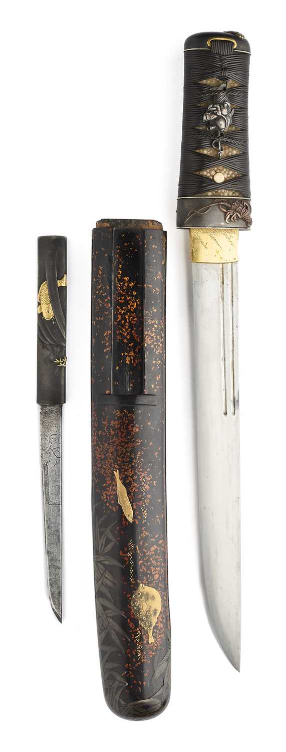 Lot 157 - A JAPANESE DAGGER (TANTO), EDO PERIOD