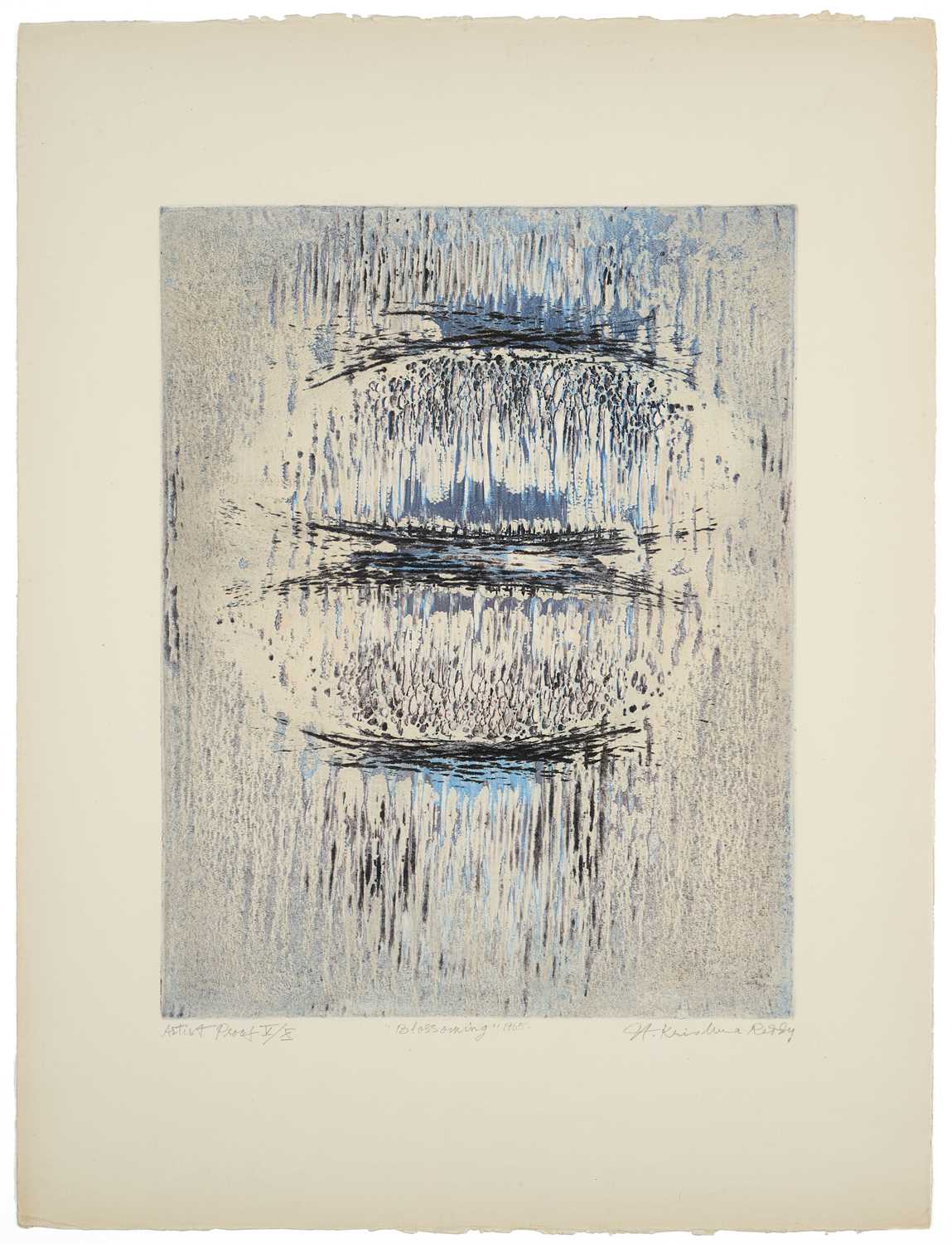 Lot 297 - KRISHNA REDDY (INDIAN 1925-2018), BLOSSOM