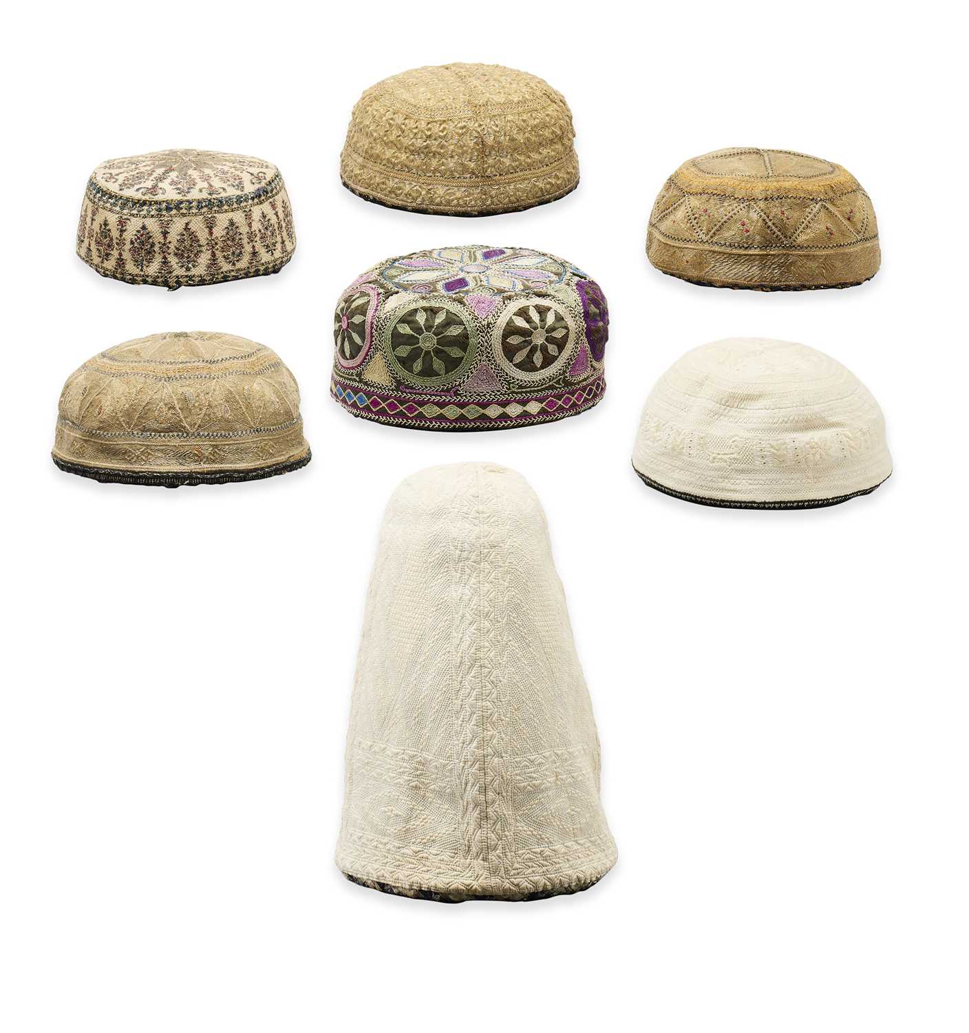 Lot 227 - A COLLECTION OF MUSLIM HATS, TURKEY, IRAN