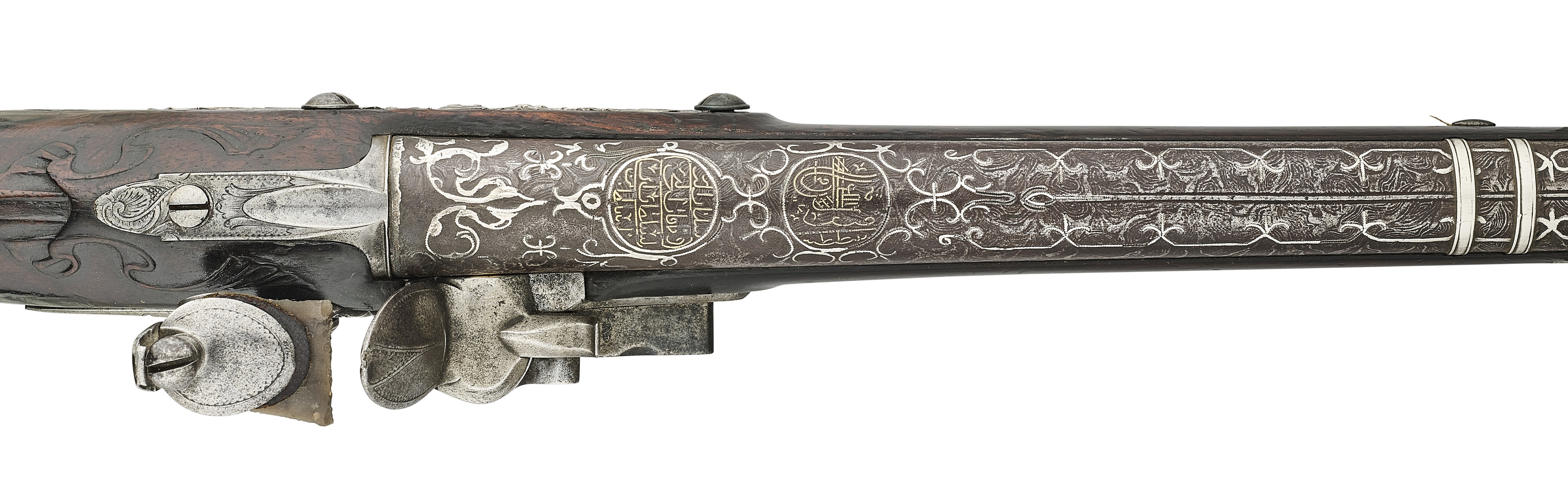 Lot 279 - A 20 BORE FLINTLOCK SPORTING GUN BY BENJAMIN