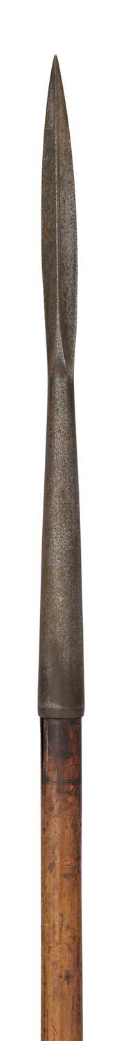 Lot 693 - AN 1868 PATTERN BAMBOO LANCE, 19TH CENTURY