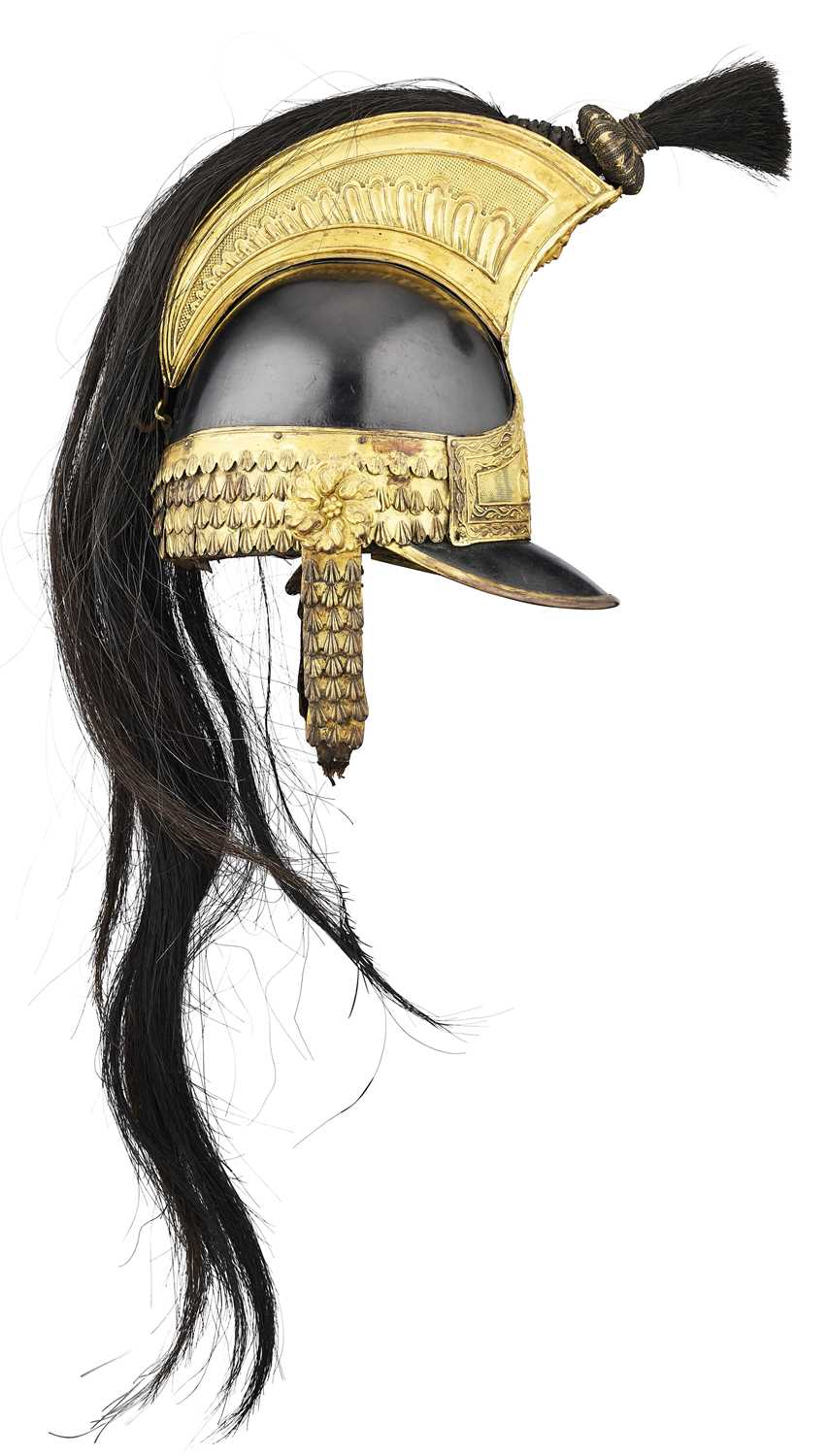Lot 243 - A CAVALRY OFFICER’S 1812 PATTERN HELMET