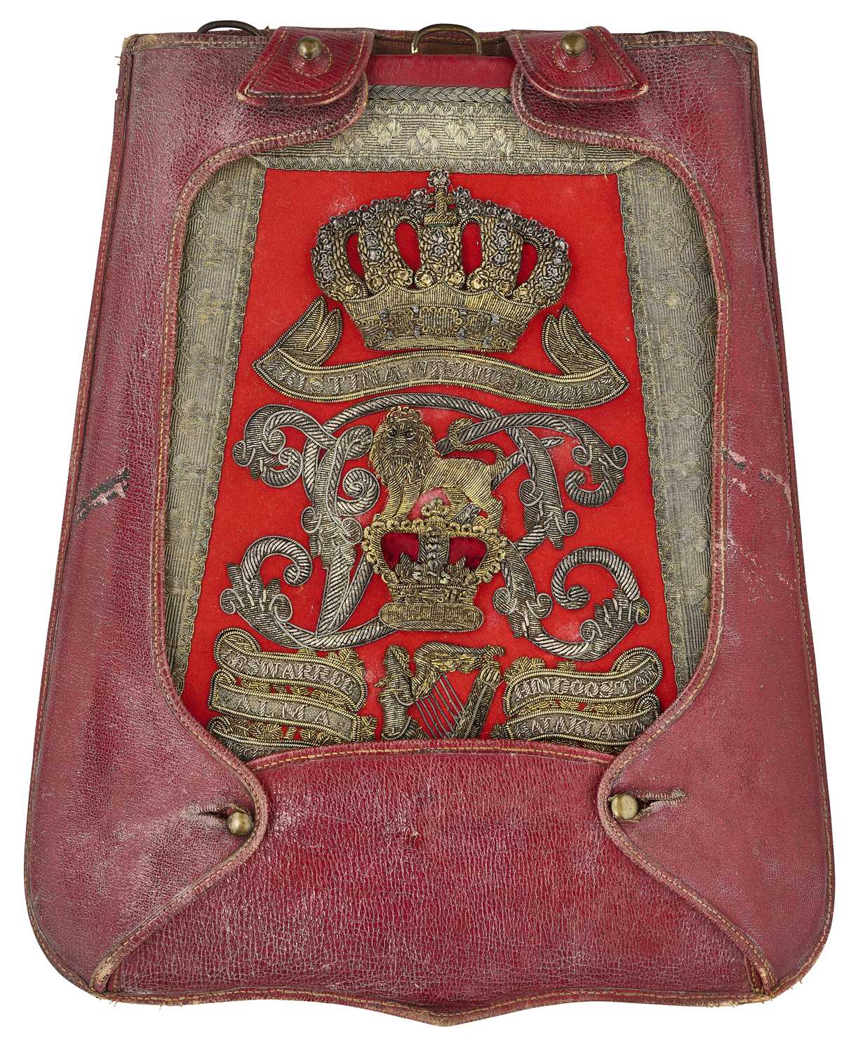 Lot 267 - A VICTORIAN OFFICER’S SABRETACHE OF THE 8TH