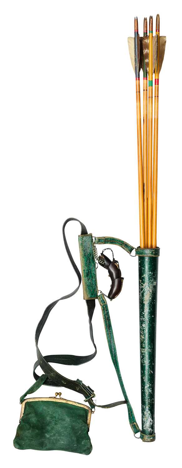 Lot 609 - NINETEEN VICTORIAN LADIES' QUIVERS, 19TH