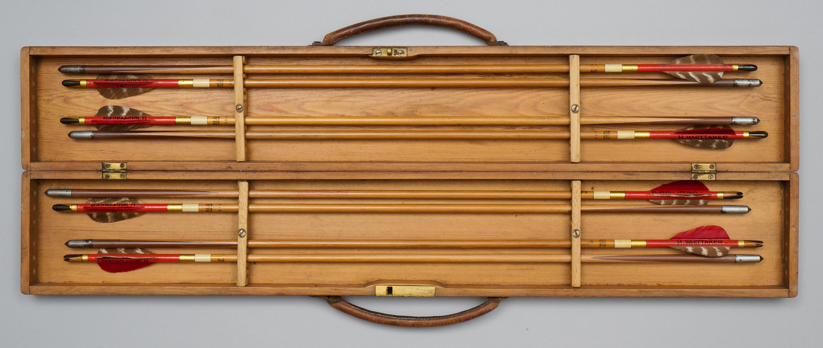 Lot 606 - TWENTY ARROW BOXES, 19TH/20TH CENTURY