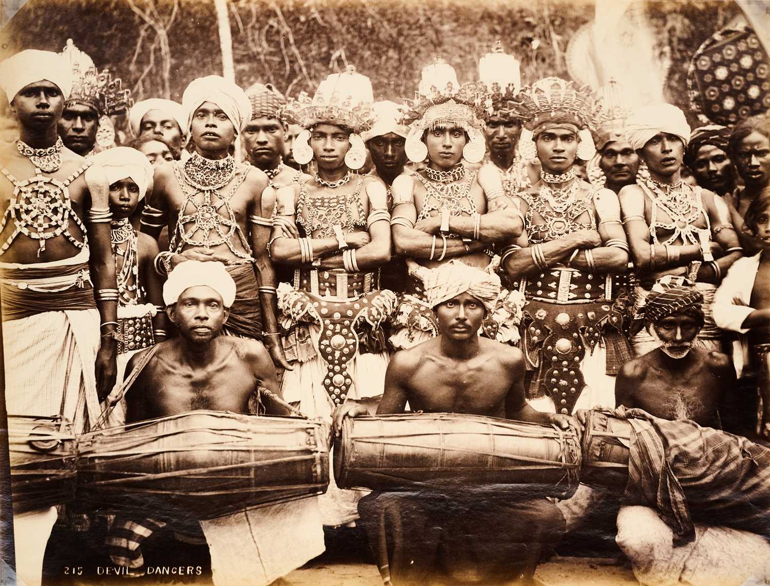 Lot 274 - DEVIL DANCERS, SRI LANKA, CIRCA 1890