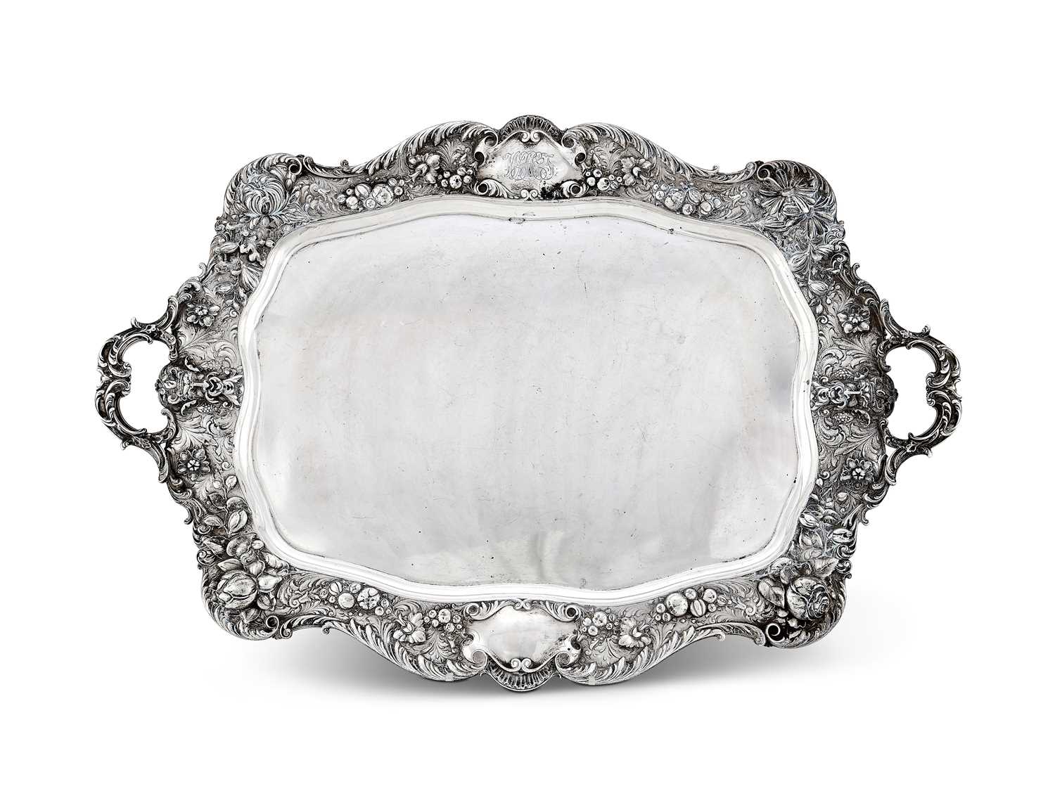 Lot 139 - AN AMERICAN SILVER TRAY, GORHAM MFG. CO.,