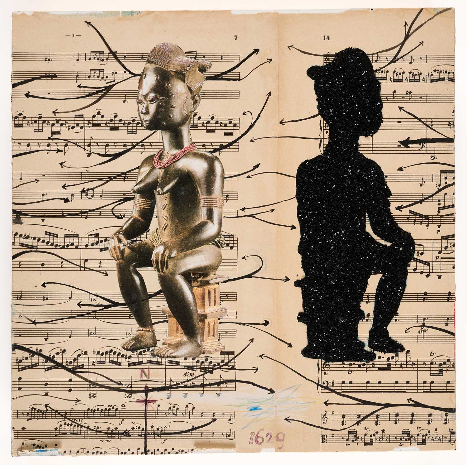 Lot 531 - RADCLIFFE BAILEY (AMERICAN 1968-2023)