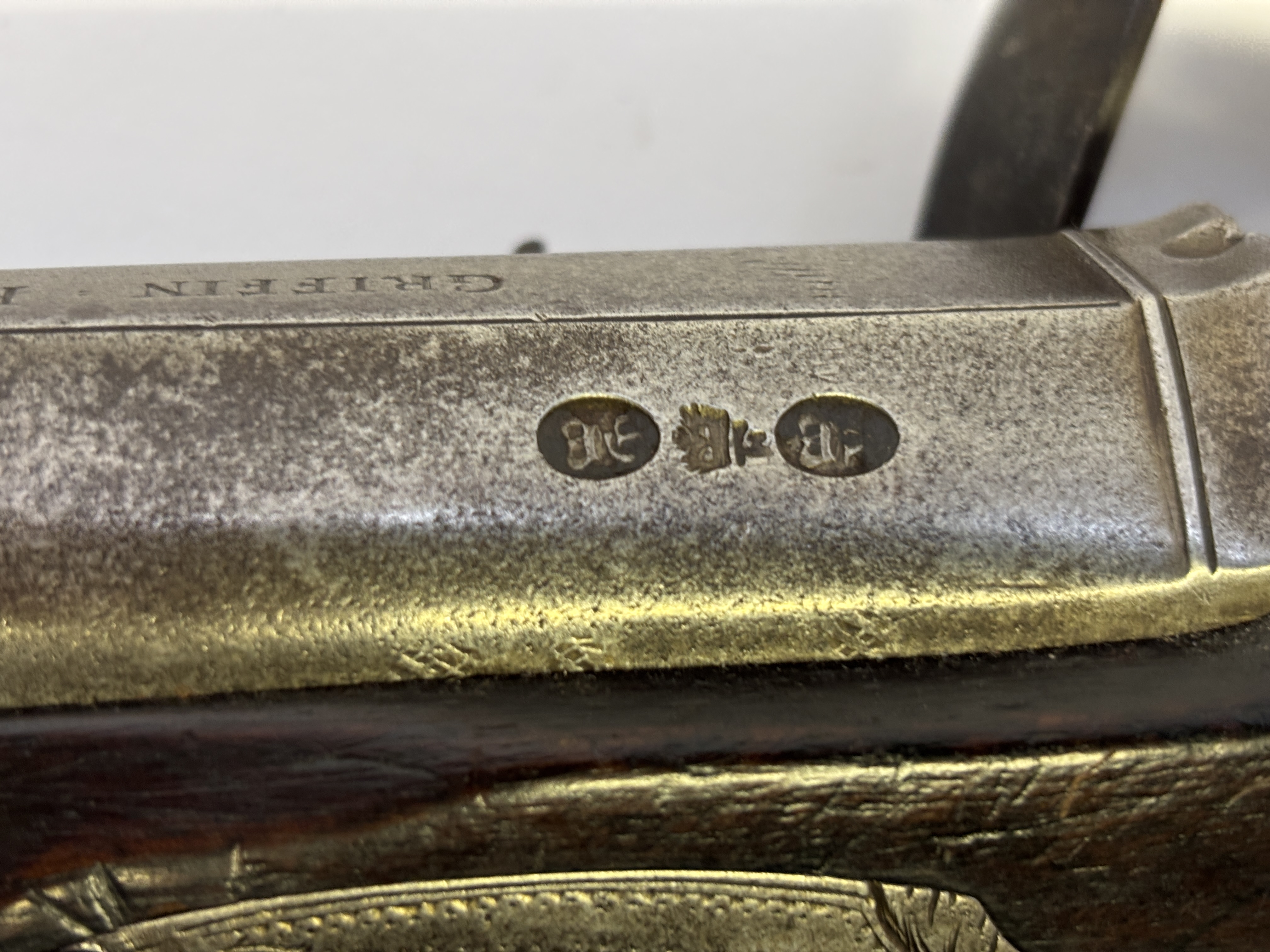 Lot 327 - A RARE 16 BORE FLINTLOCK BREECH-LOADING PARK