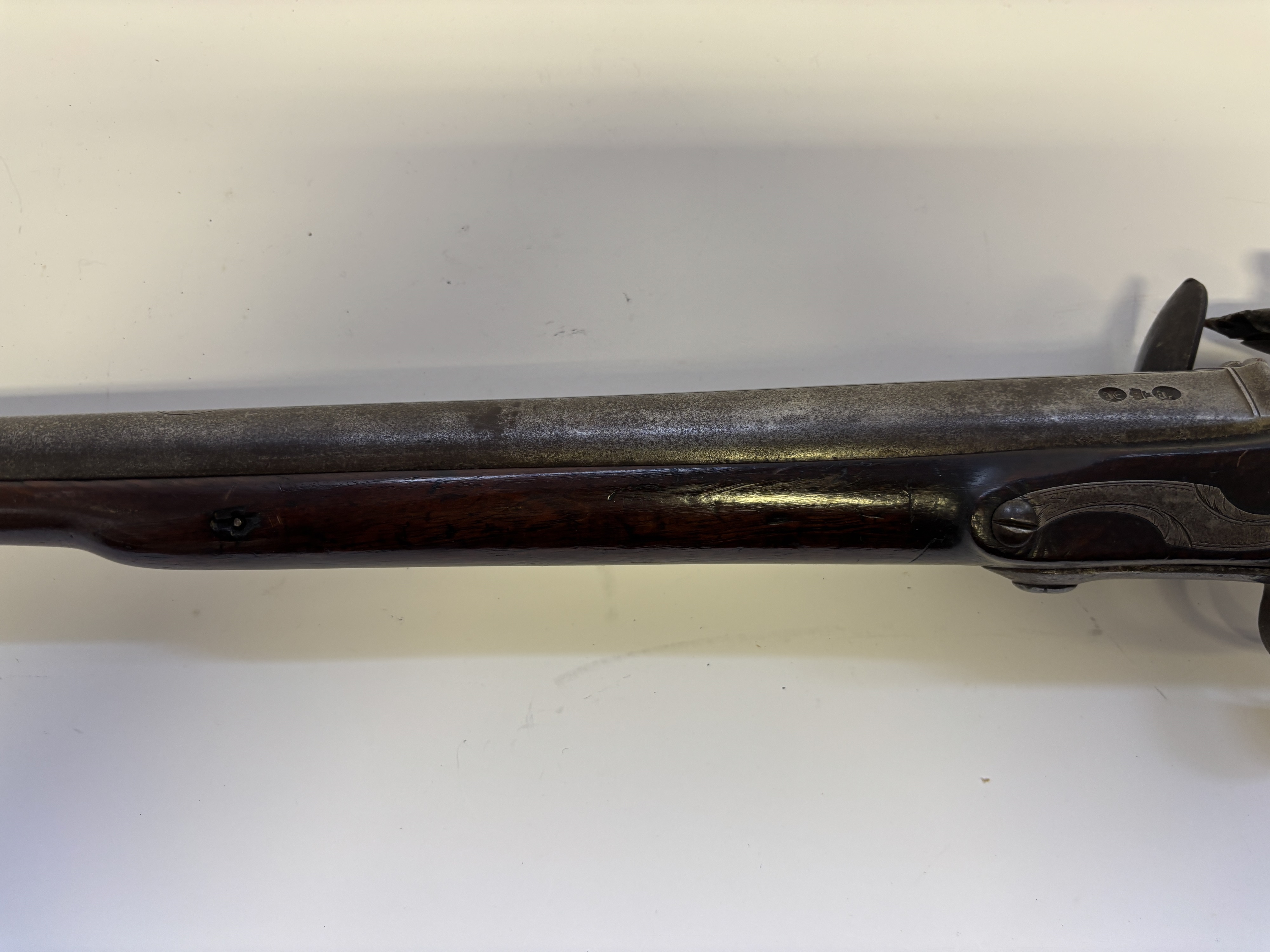 Lot 327 - A RARE 16 BORE FLINTLOCK BREECH-LOADING PARK