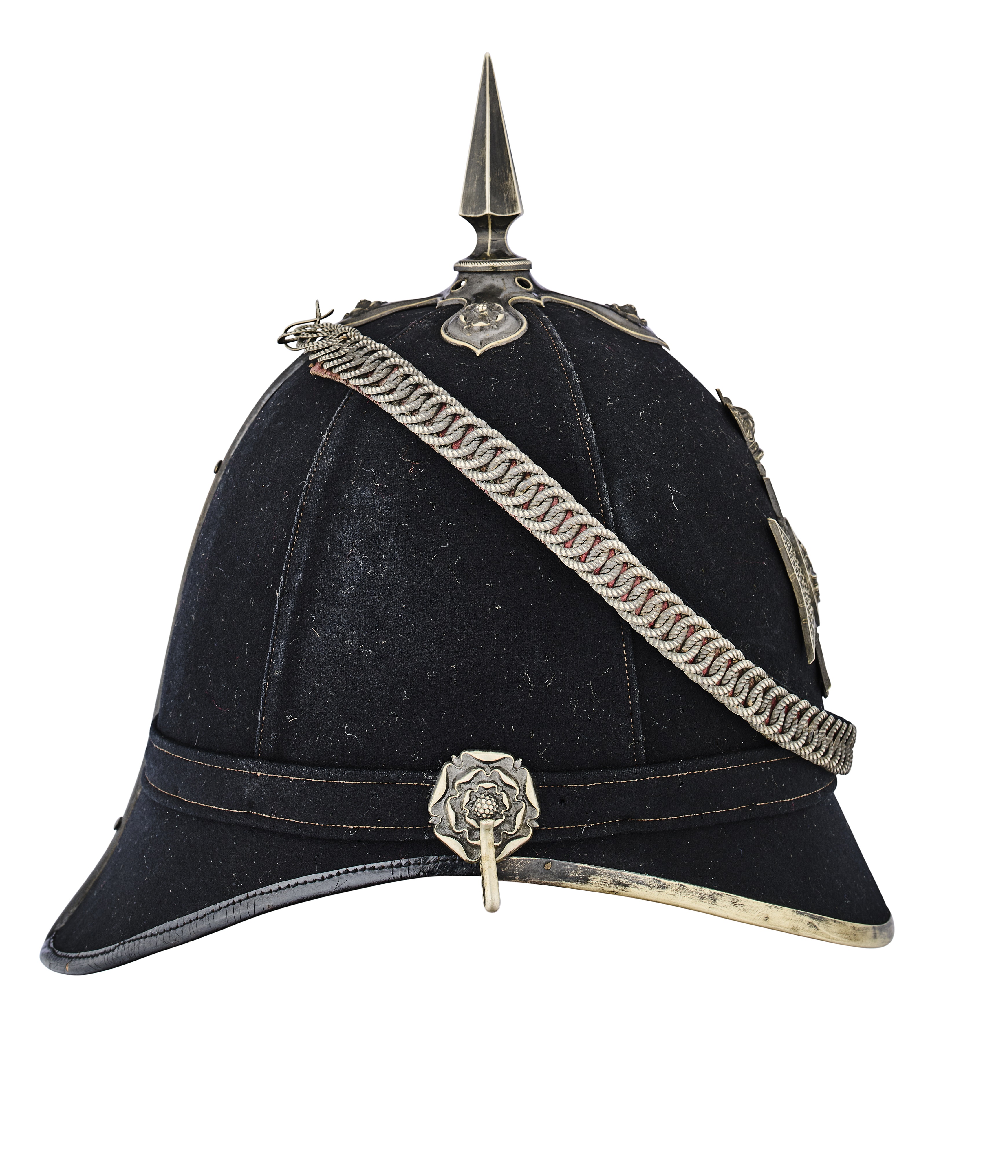Lot 183 - A VICTORIAN OFFICER'S HELMET OF THE KING'S