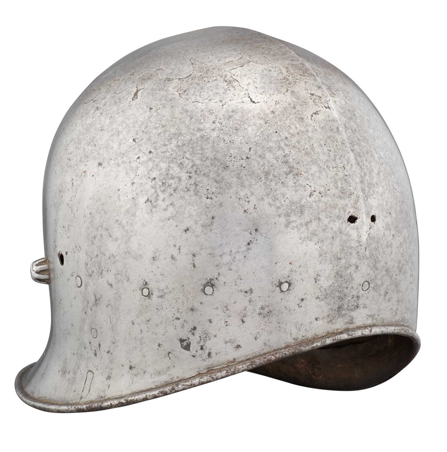 Lot 282 - A VERY RARE NORTH ITALIAN SALLET, STRUCK