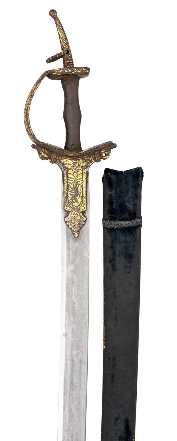 Lot 127 - AN INDIAN SWORD (FIRANGI)