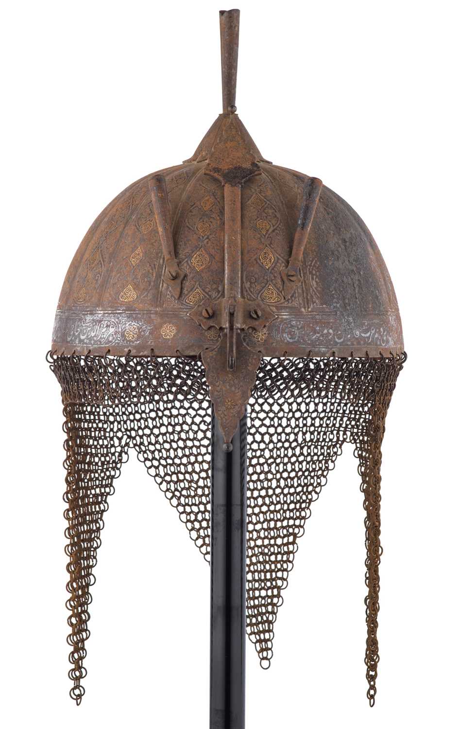 Lot 164 - AN INDIAN HELMET (KULAH KHUD)